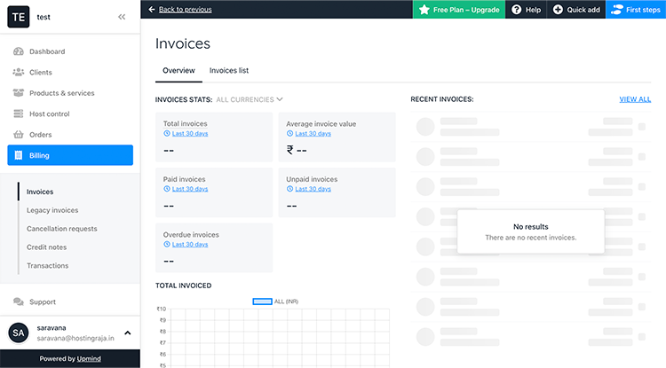 Free billing software for Hosting companies